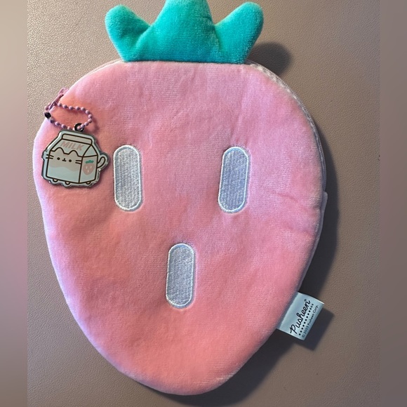 Pusheen | Accessories | Pusheen Strawberry Zip Pouch | Poshmark